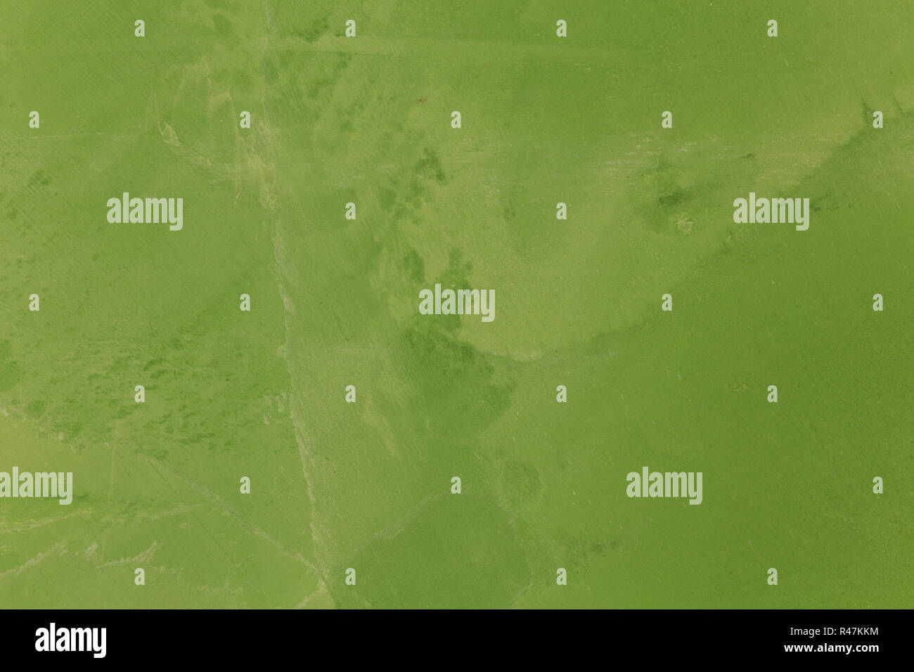 beautiful wall design with green putty Stock Photo - Alamy