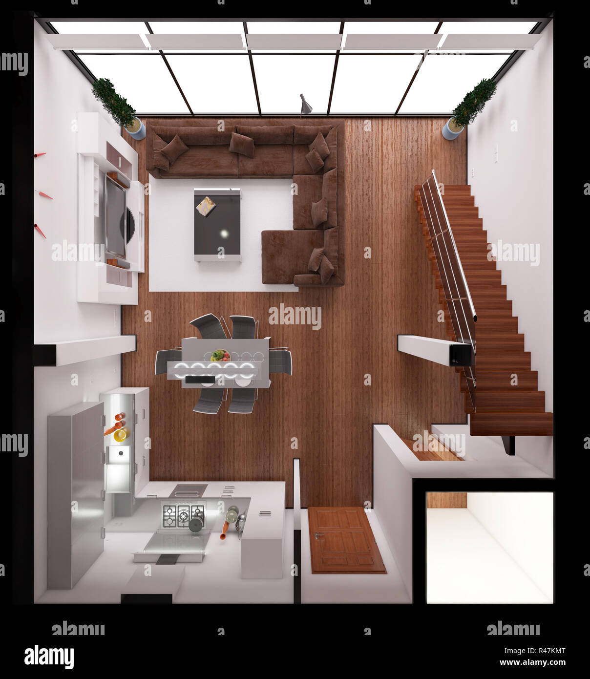 Modern Loft House Plans In 3d Modern Loft Created By Design LBR On