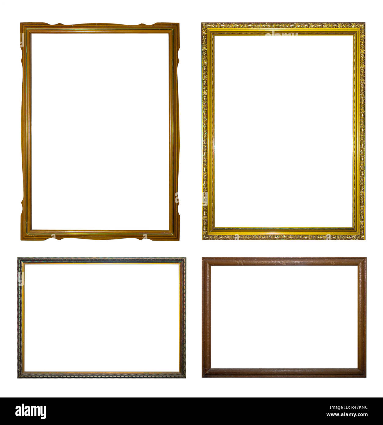 Set of 4 frames Isolated Stock Photo - Alamy