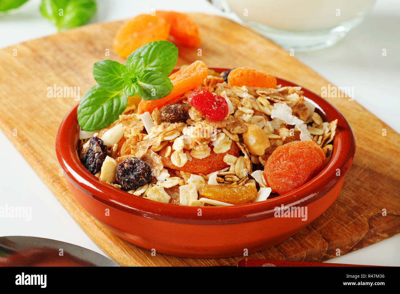 Dry muesli mix Stock Photo - Alamy