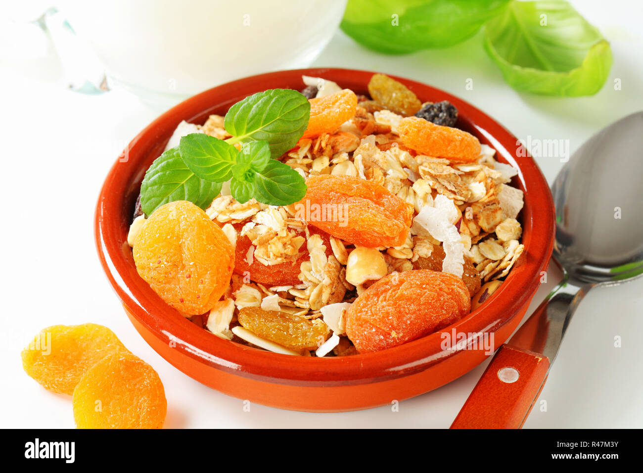 Dry muesli mix Stock Photo - Alamy
