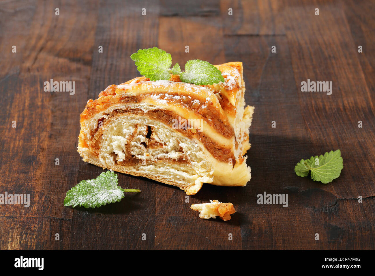 nut cake slice Stock Photo - Alamy