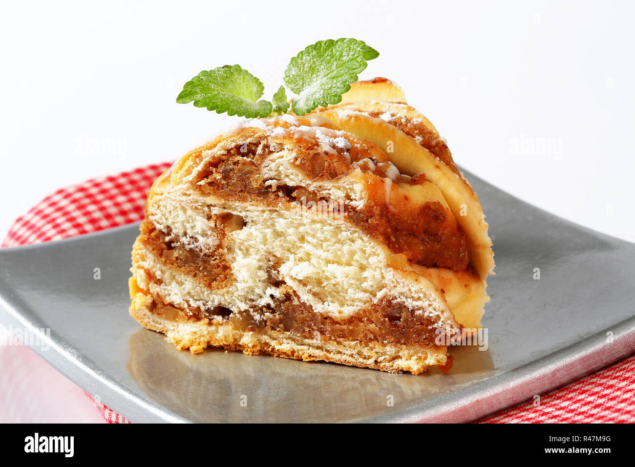 nut cake slice Stock Photo - Alamy