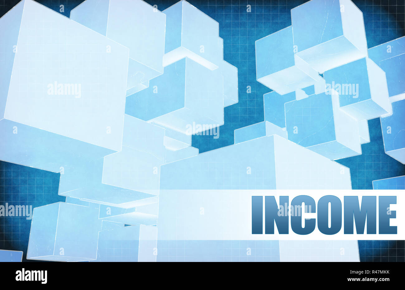 Income on Futuristic Abstract Stock Photo - Alamy