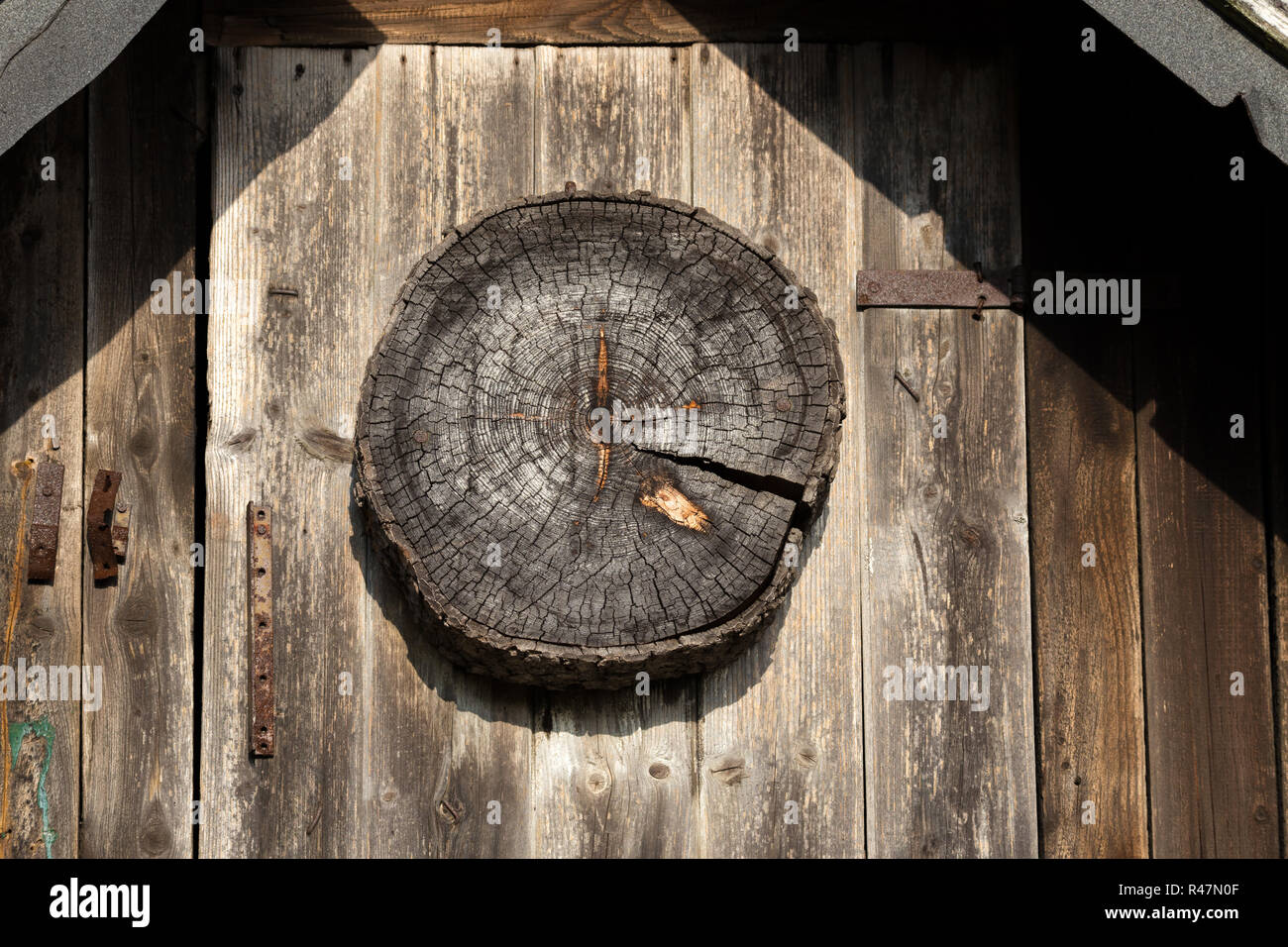 detail Wooden Hunters Hut Stock Photo - Alamy