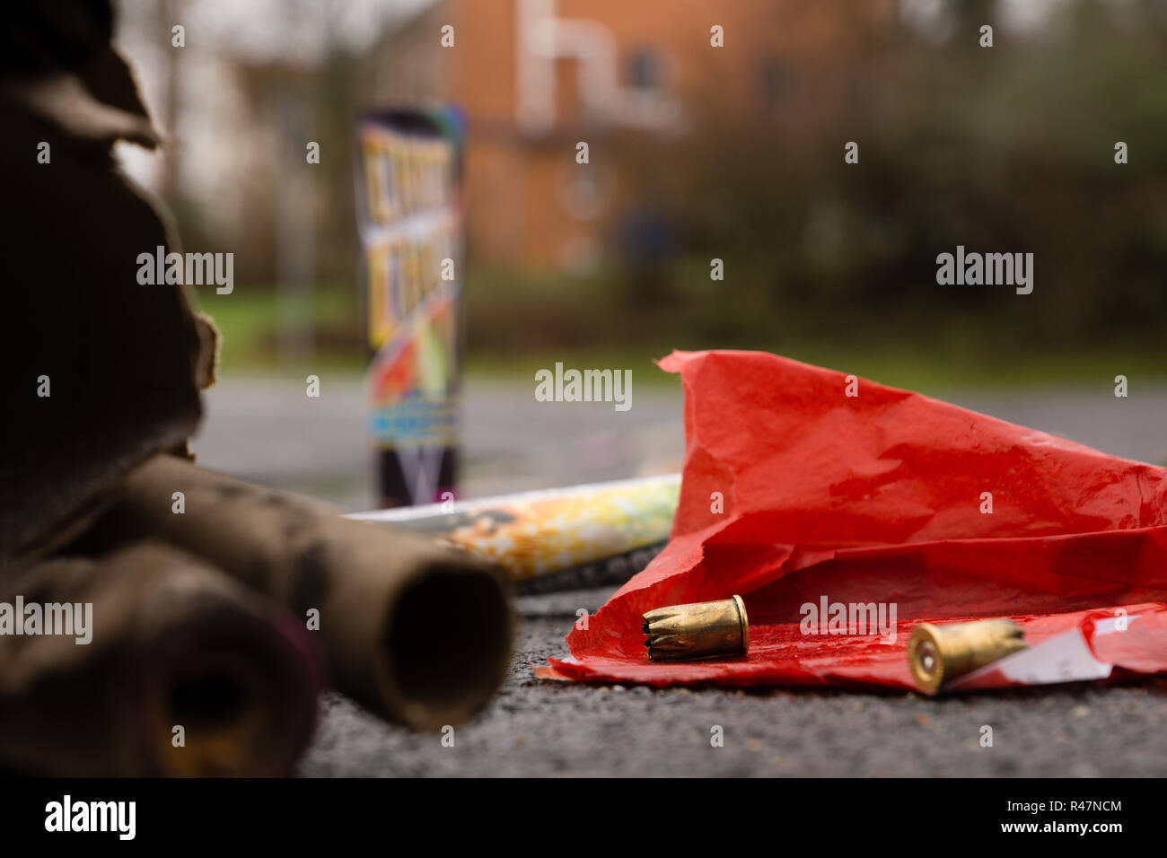 Empty boxes of firework hi-res stock photography and images - Alamy
