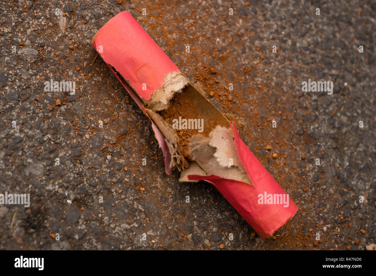 Used firework packing hi-res stock photography and images - Alamy