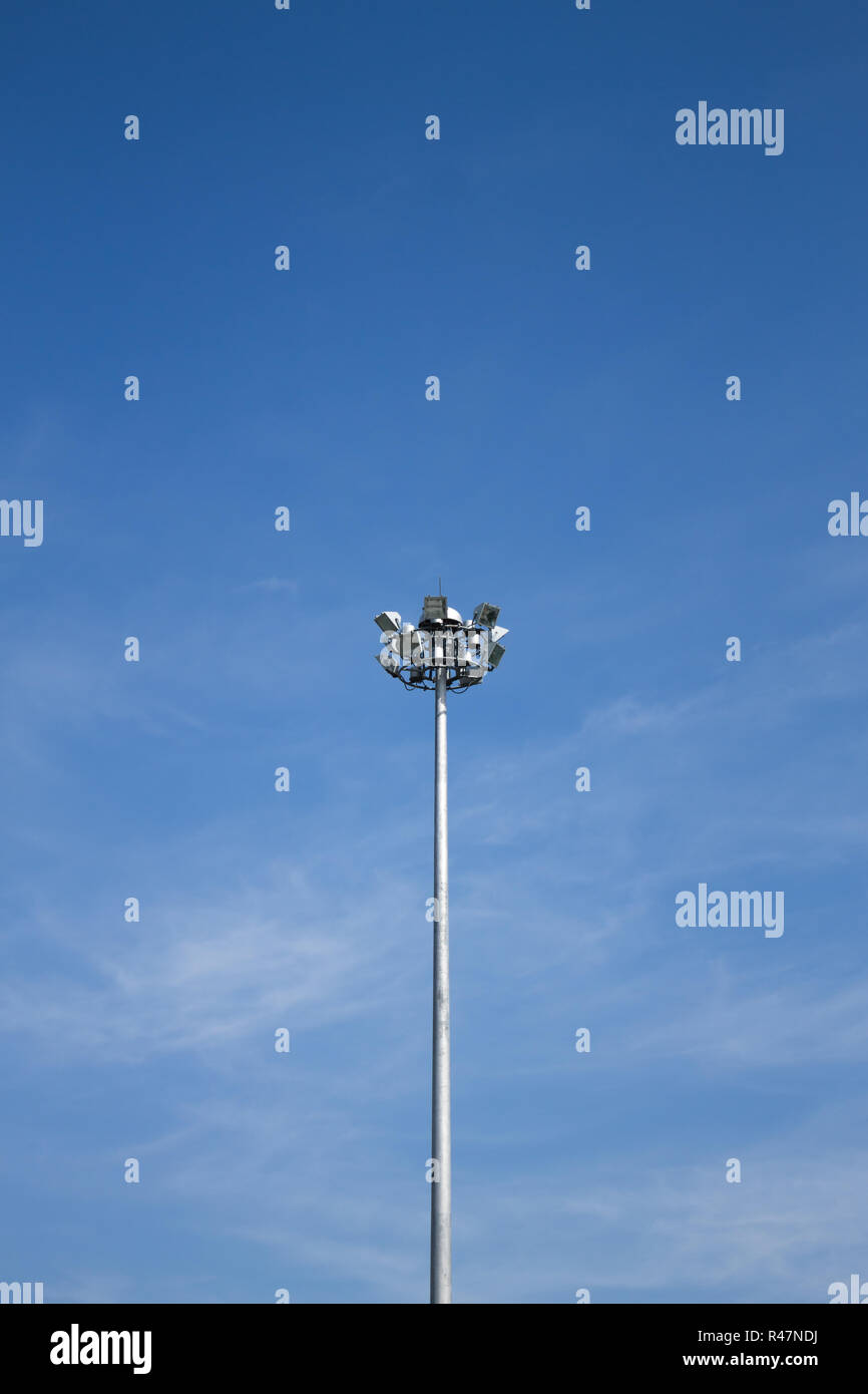 stand alone lighting post Stock Photo - Alamy