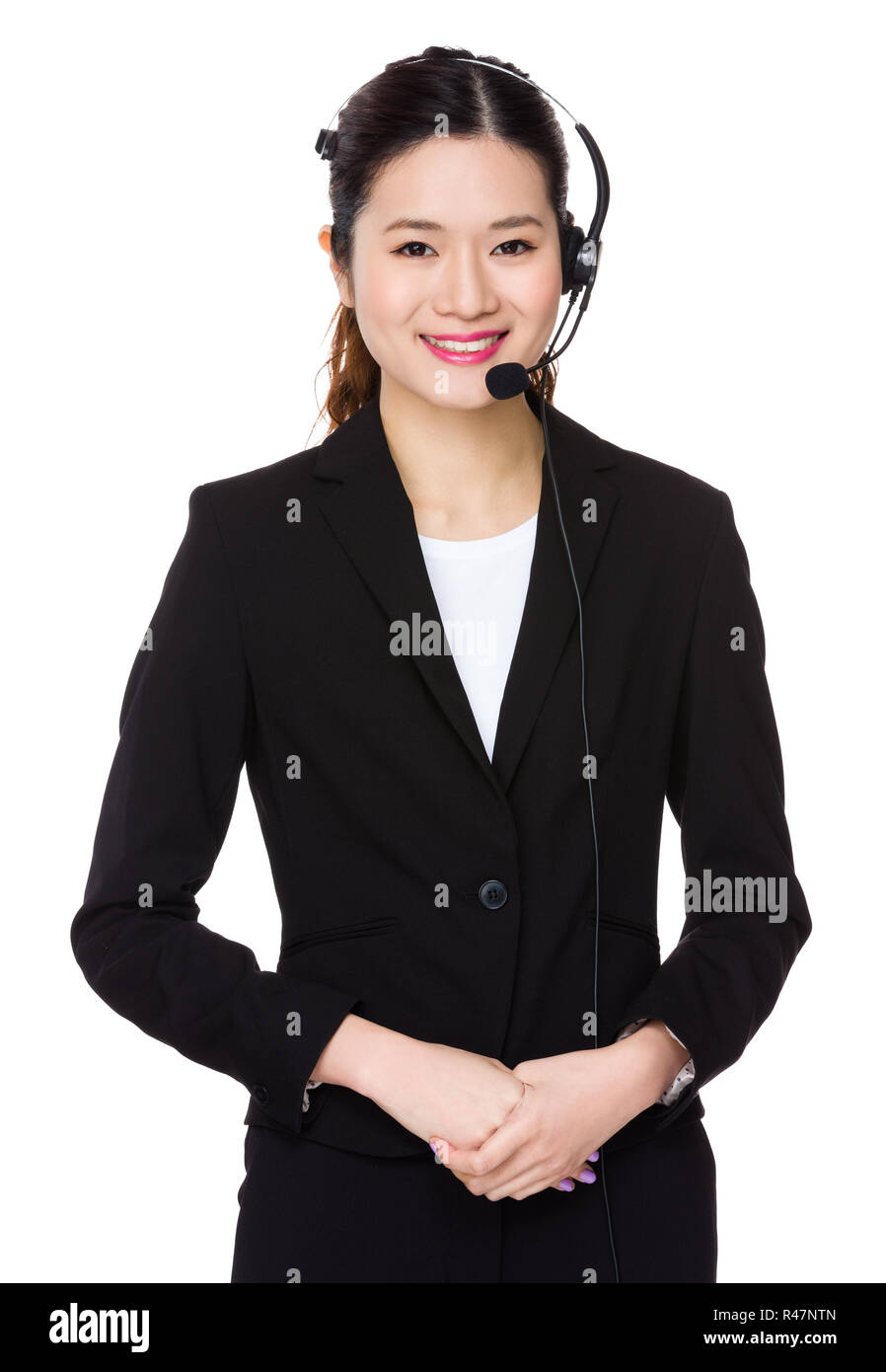 Customer services officer Stock Photo - Alamy