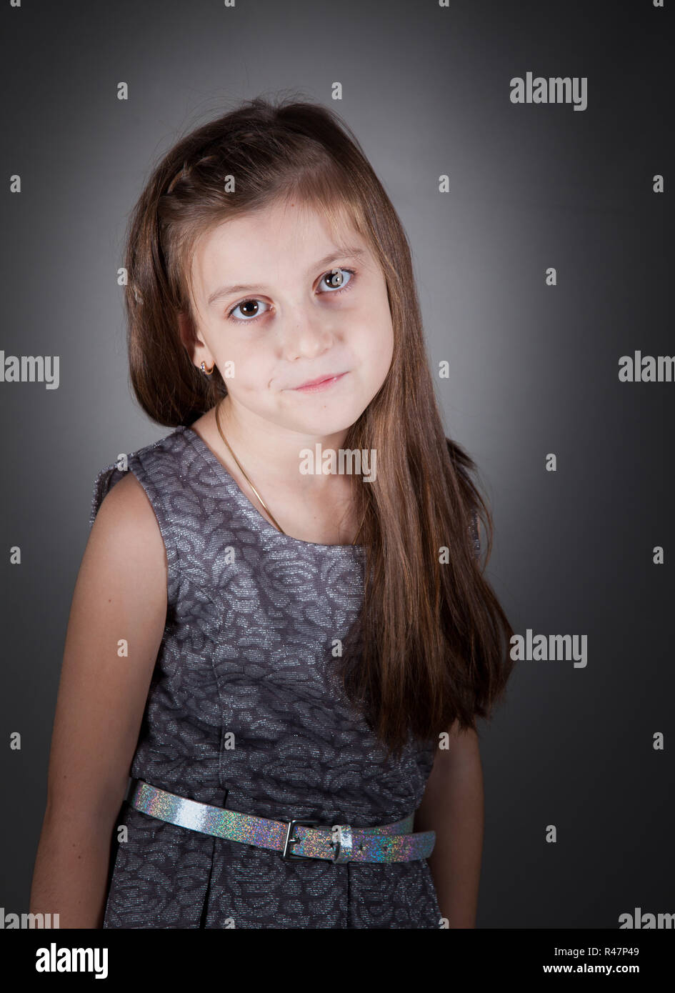 8 year old girl Stock Photo - Alamy