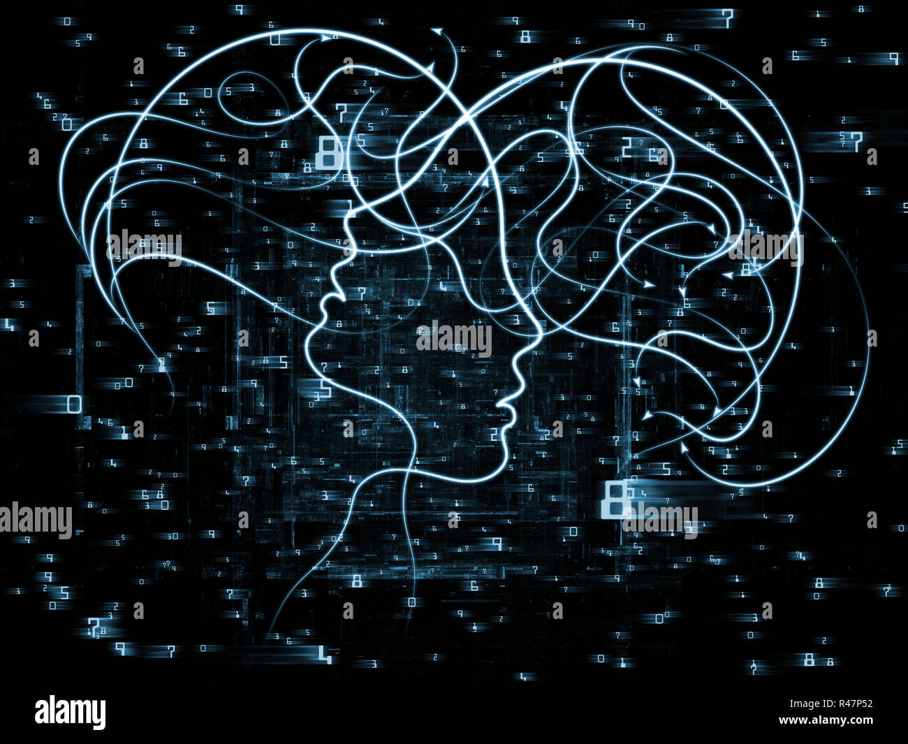 Human technology synergy hi-res stock photography and images - Alamy