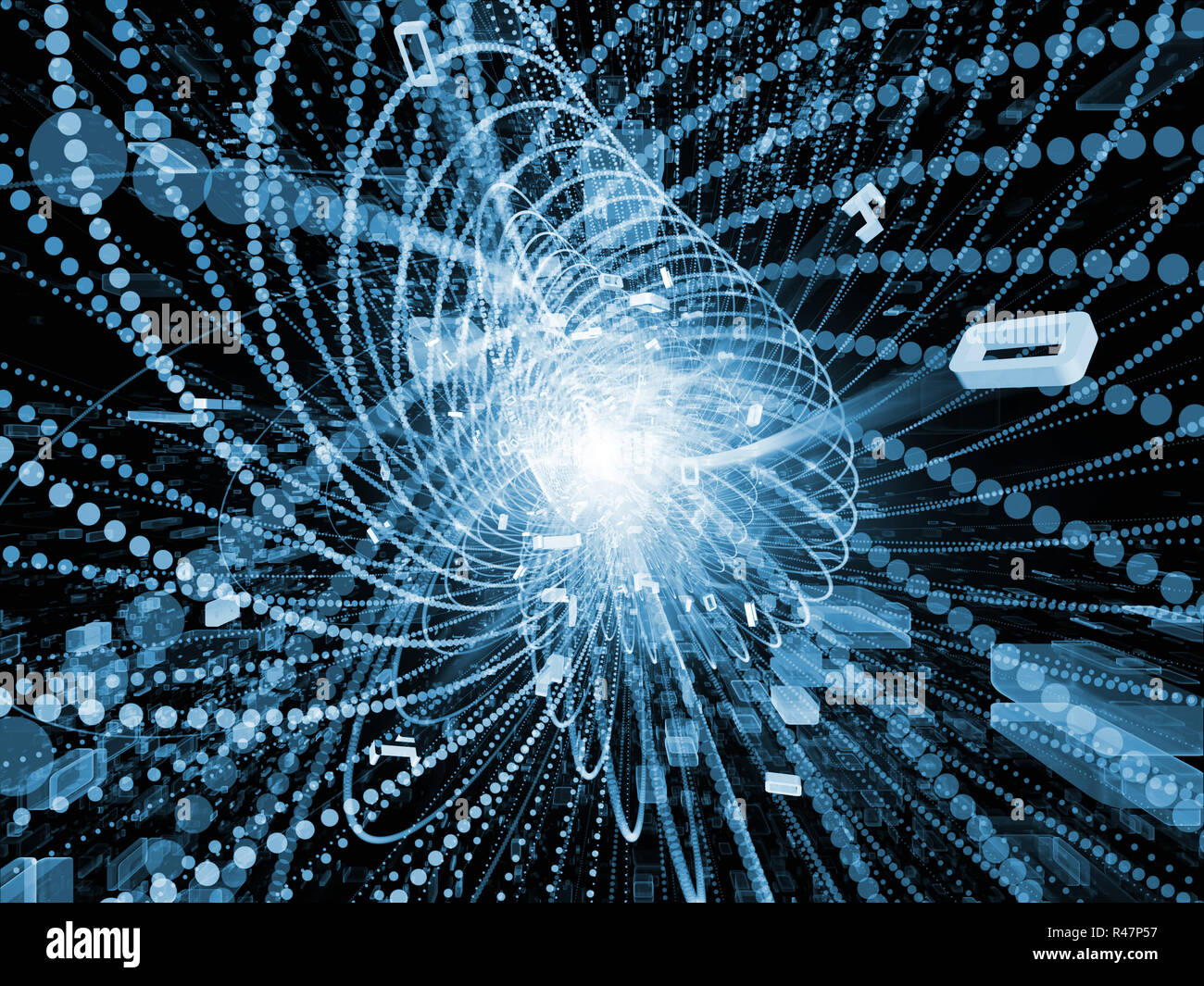 Vision of Wave Particle Stock Photo - Alamy