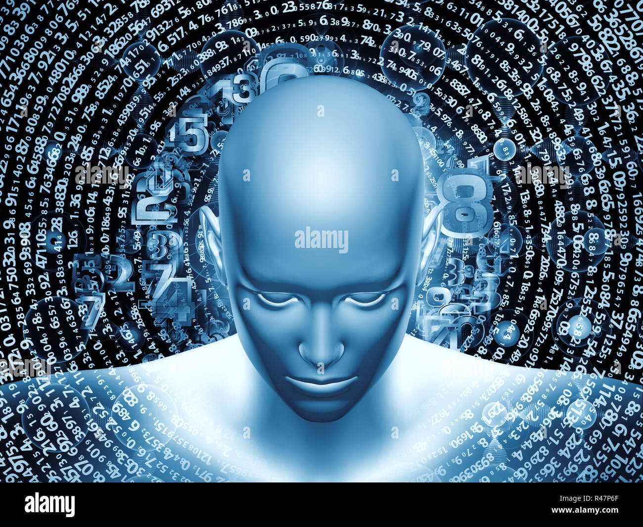 Propagation of Digital Thoughts Stock Photo - Alamy