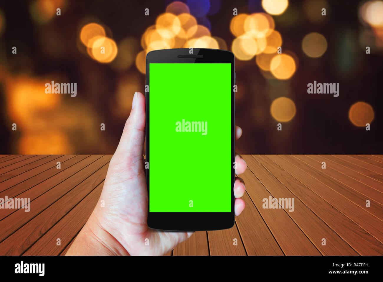 Modern mobile phone in the hand Stock Photo - Alamy