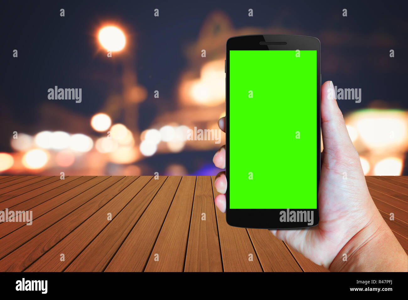 Modern mobile phone in the hand Stock Photo - Alamy