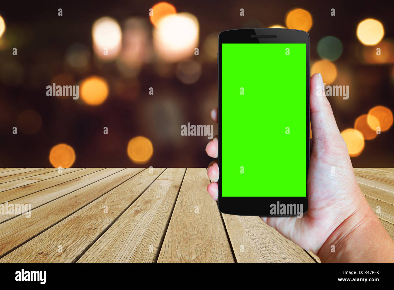 Modern mobile phone in the hand Stock Photo - Alamy