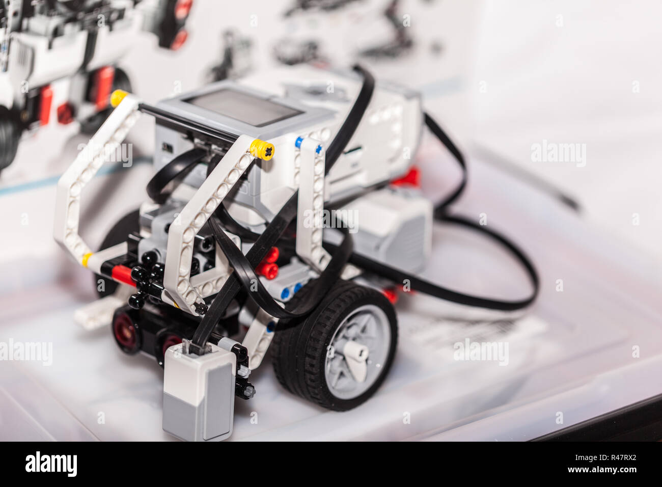 small toy robot Stock Photo - Alamy