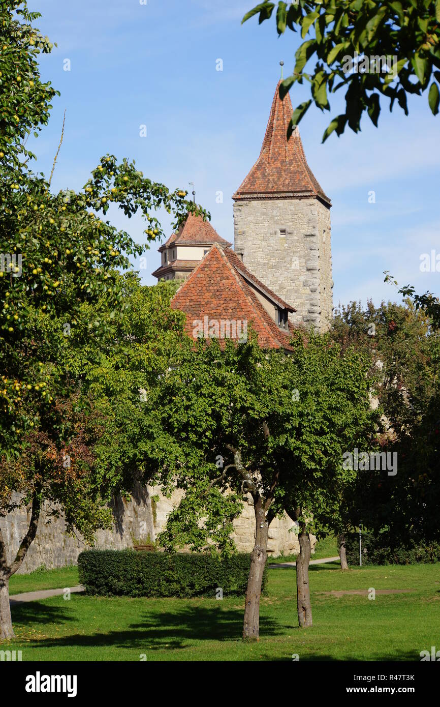 thomas tower,part of the historic city walls Stock Photo - Alamy