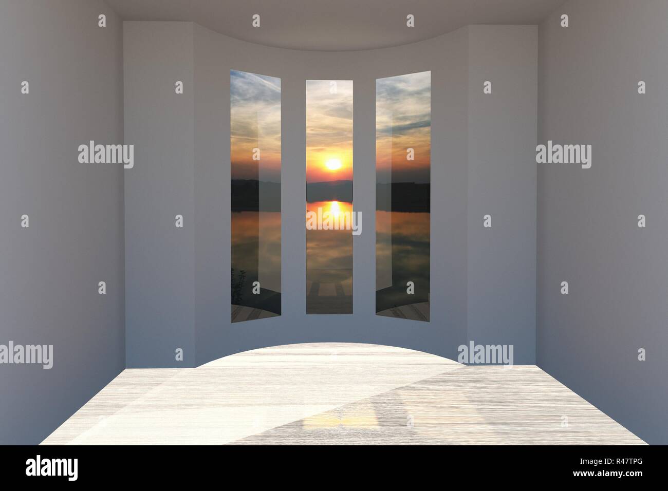 Room on sunset Stock Photo - Alamy