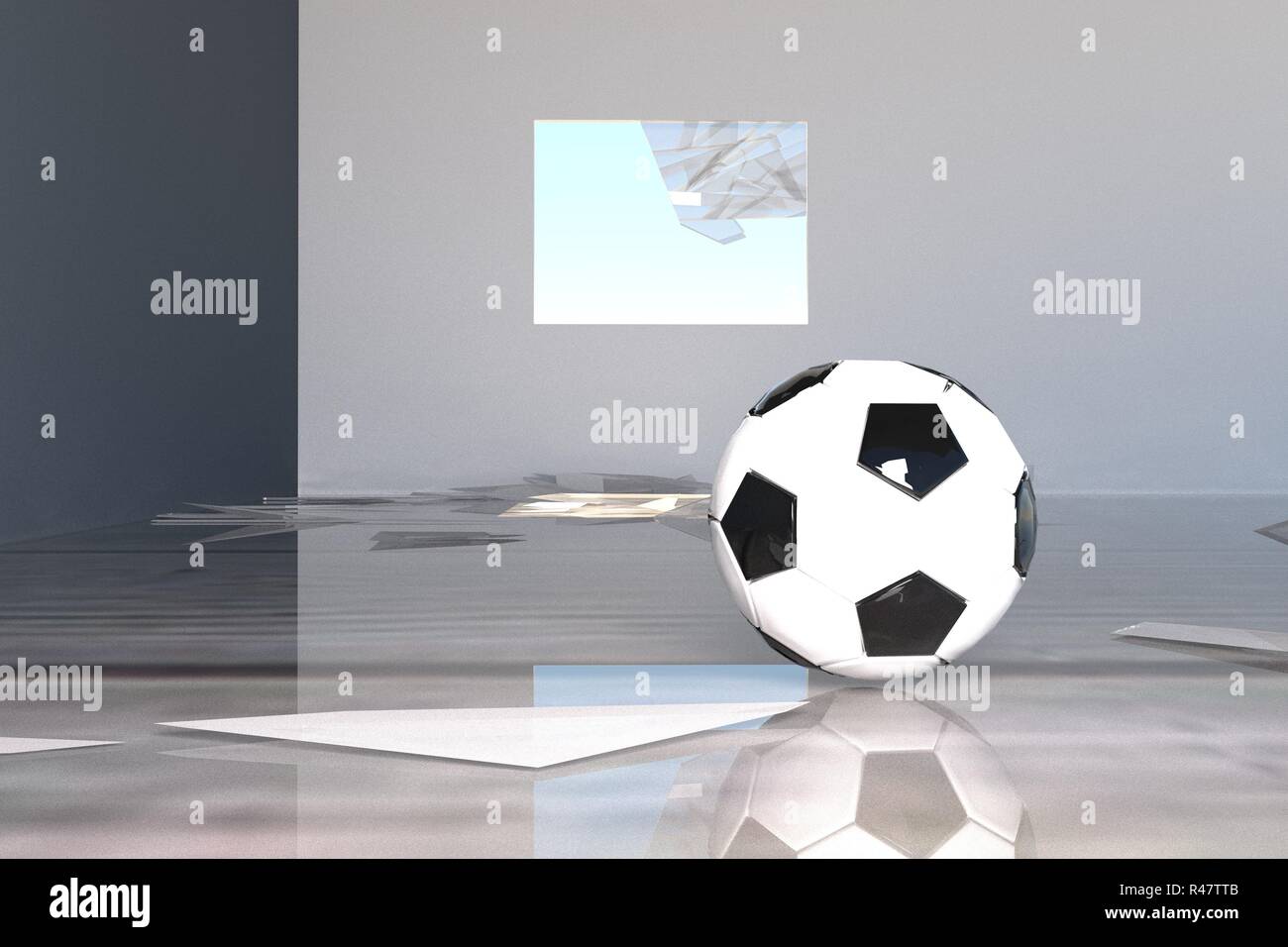 Broken window glass ball hi-res stock photography and images - Alamy