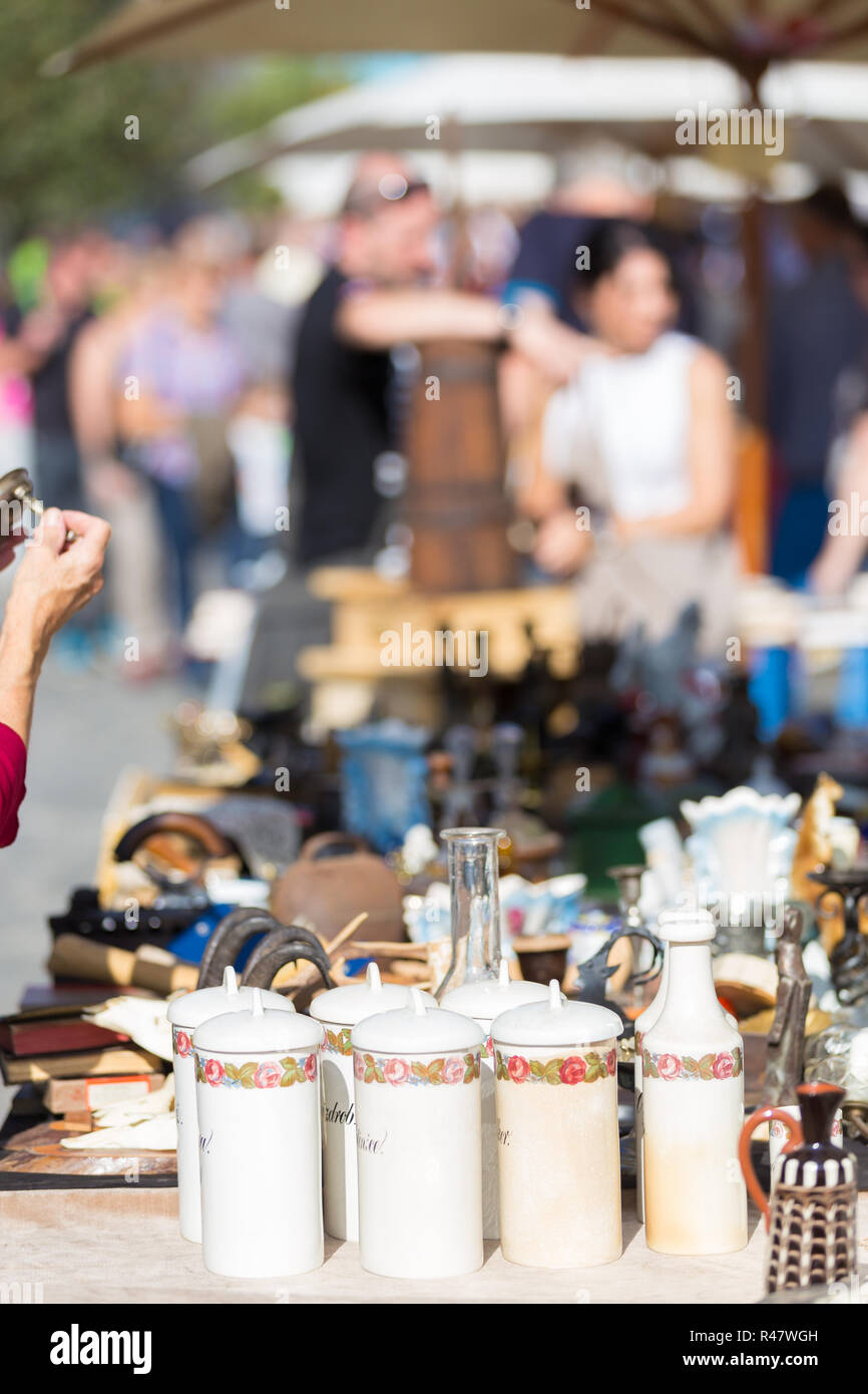 Sunday flea market Stock Photo - Alamy