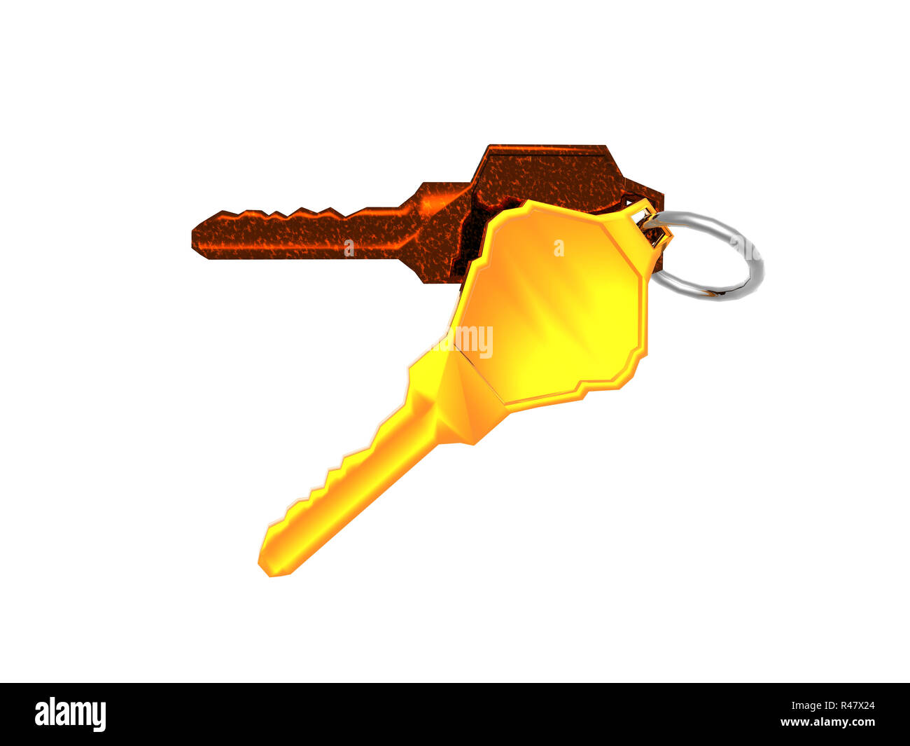 metal key released Stock Photo - Alamy
