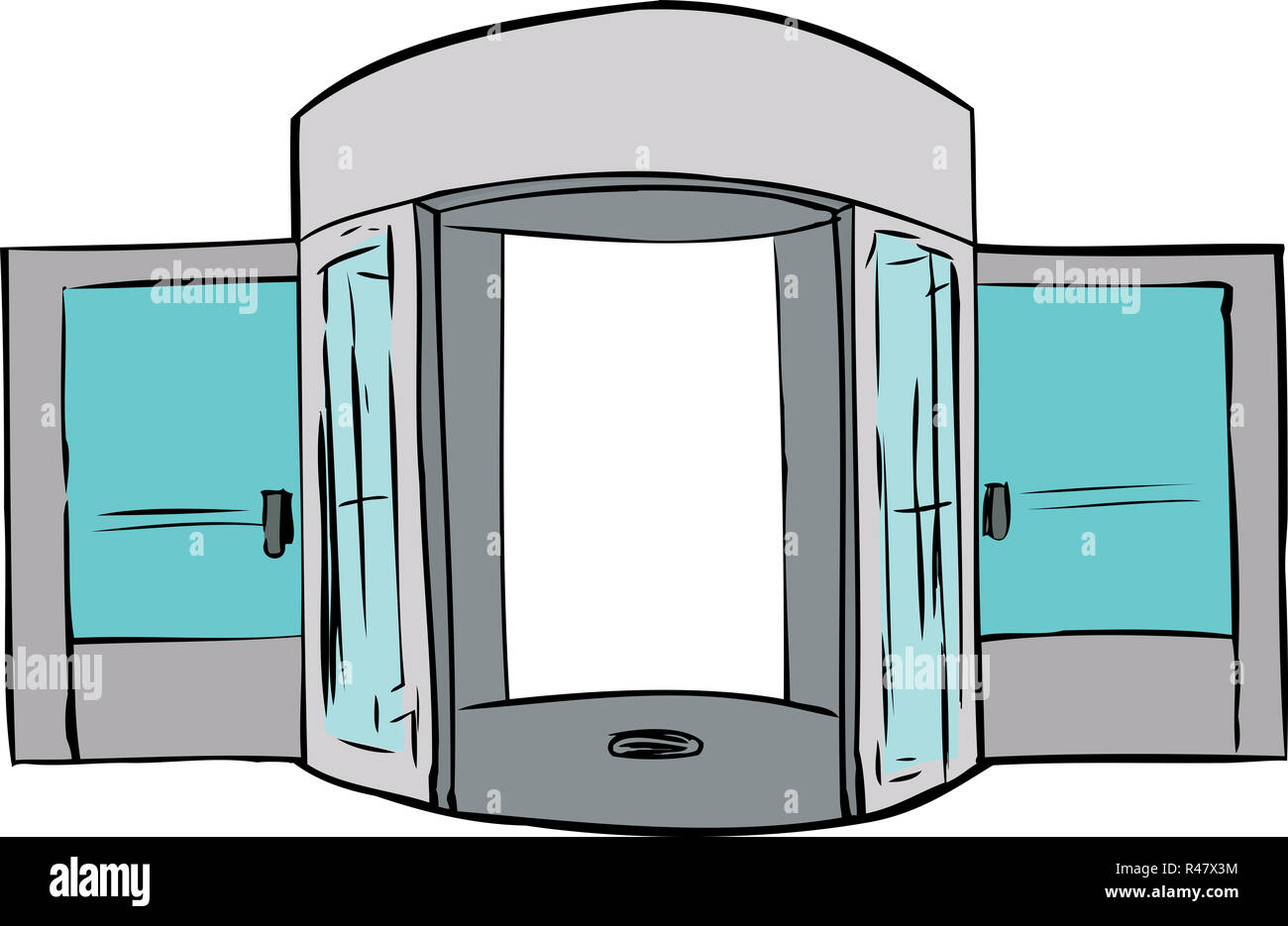 Missing Door in Doorway Stock Photo - Alamy