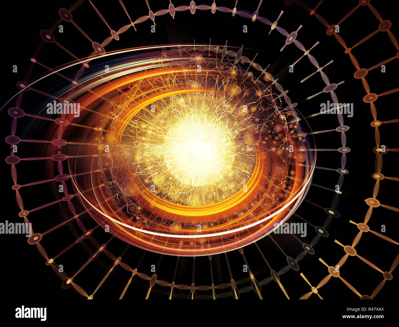 Virtualization of Interactions Stock Photo - Alamy