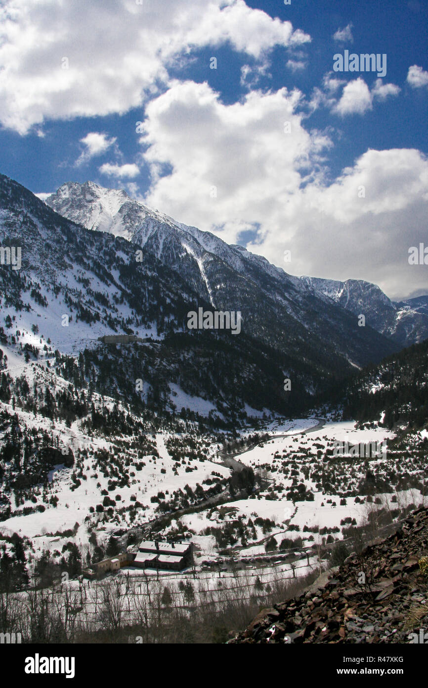 Beautiful valley of Pyrenees Stock Photo - Alamy