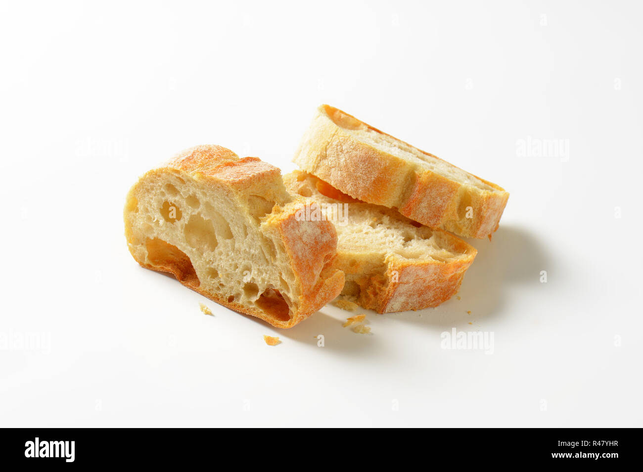 Ciabatta bread slices Stock Photo - Alamy