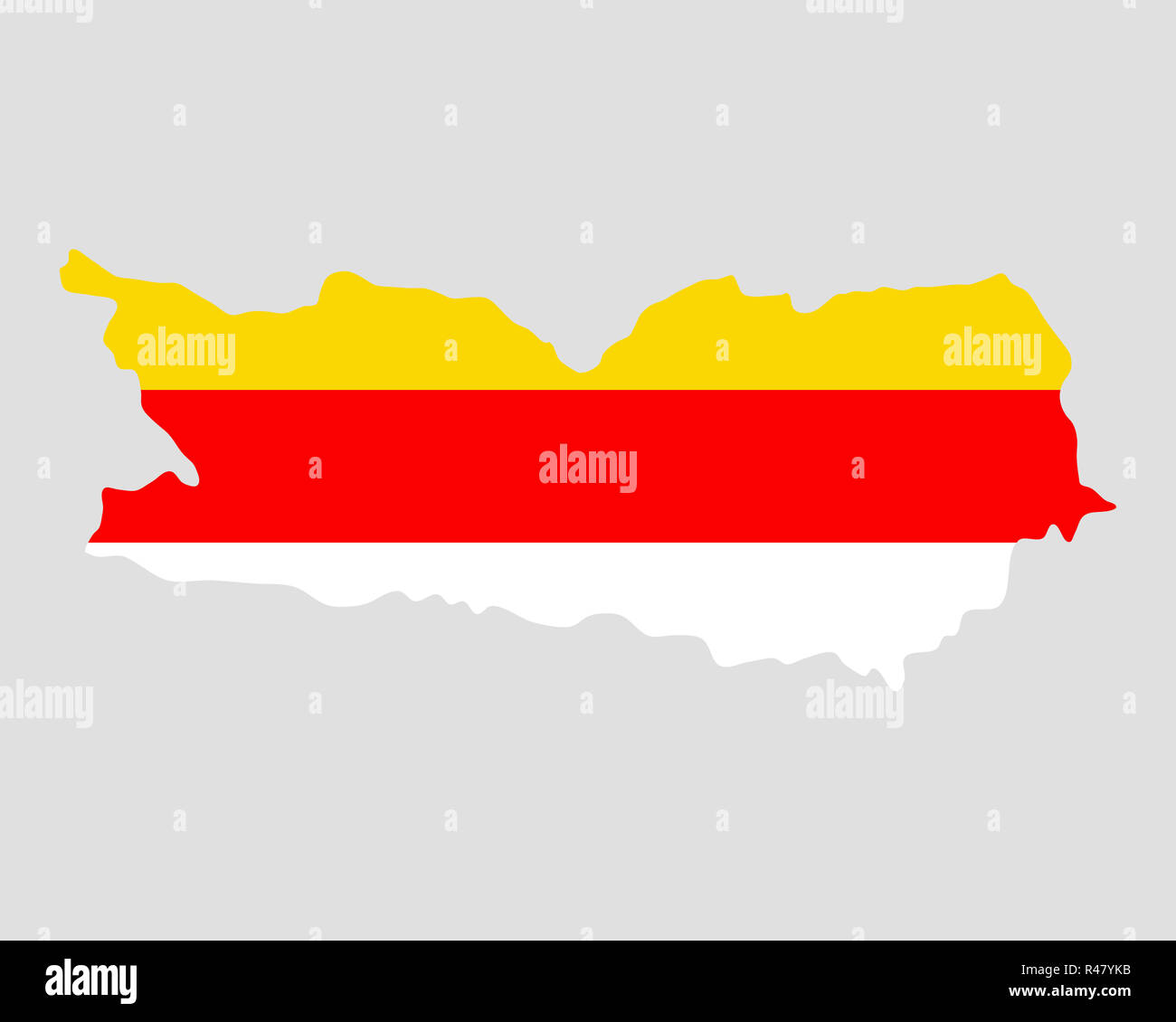 Carinthia state map hi-res stock photography and images - Alamy