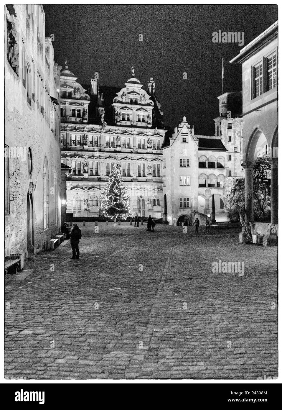 Old town heidelberg germany Black and White Stock Photos & Images - Alamy