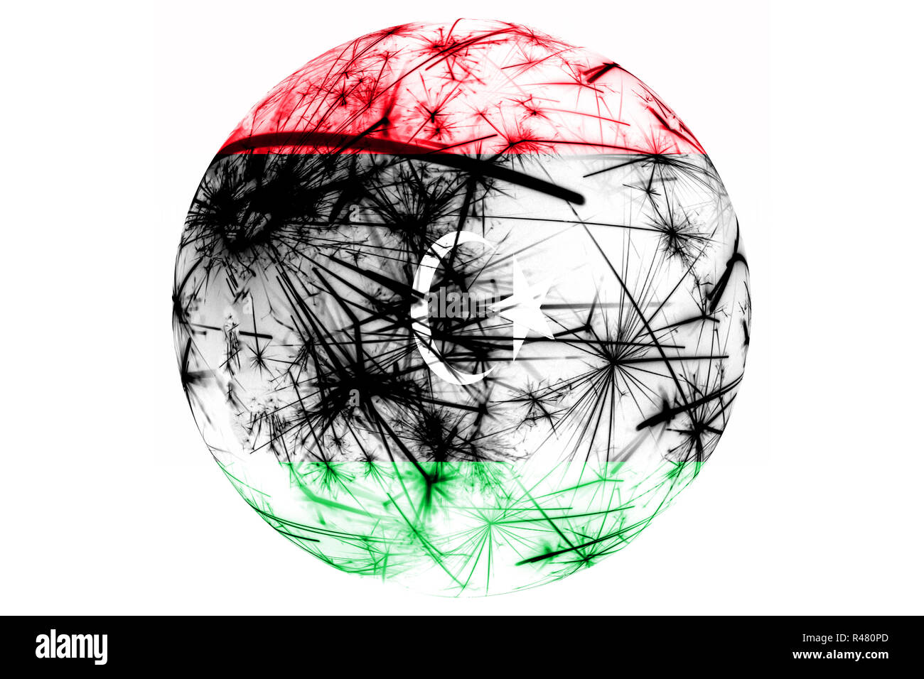 New libya flag hi-res stock photography and images - Alamy