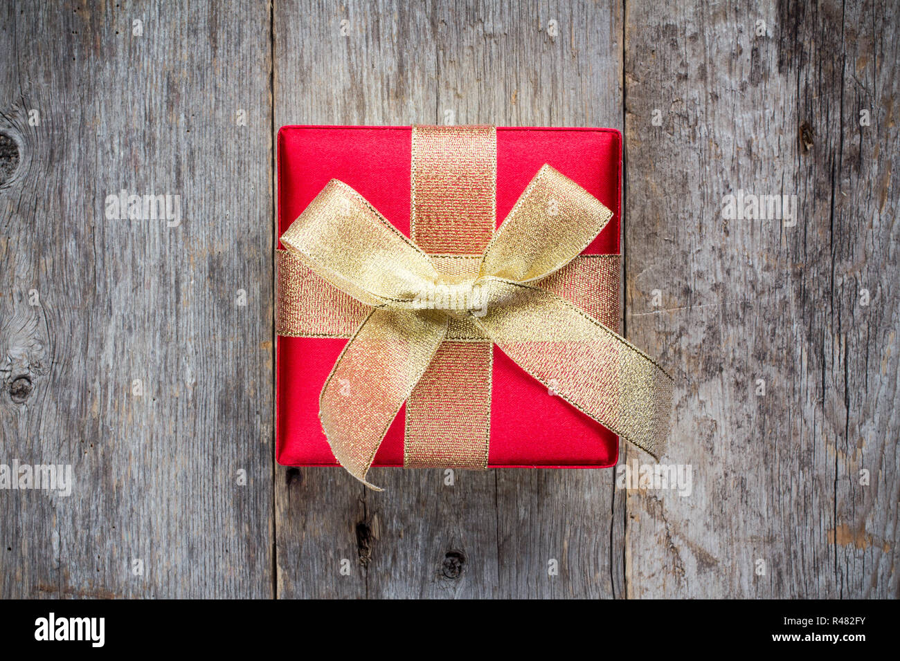 Gift box,top view Stock Photo - Alamy