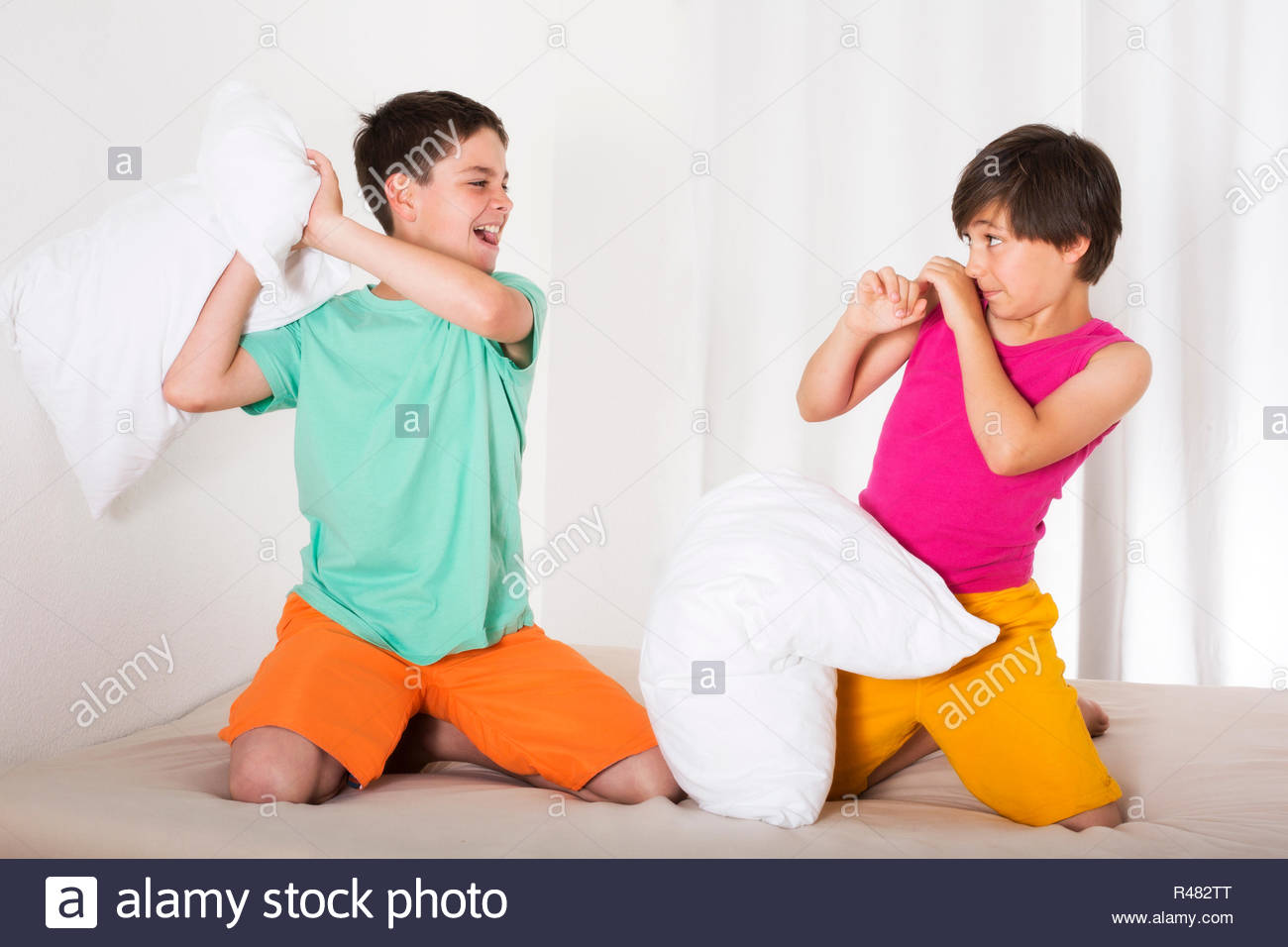 Boys Play Fight Home Stock Photos & Boys Play Fight Home Stock Images ...