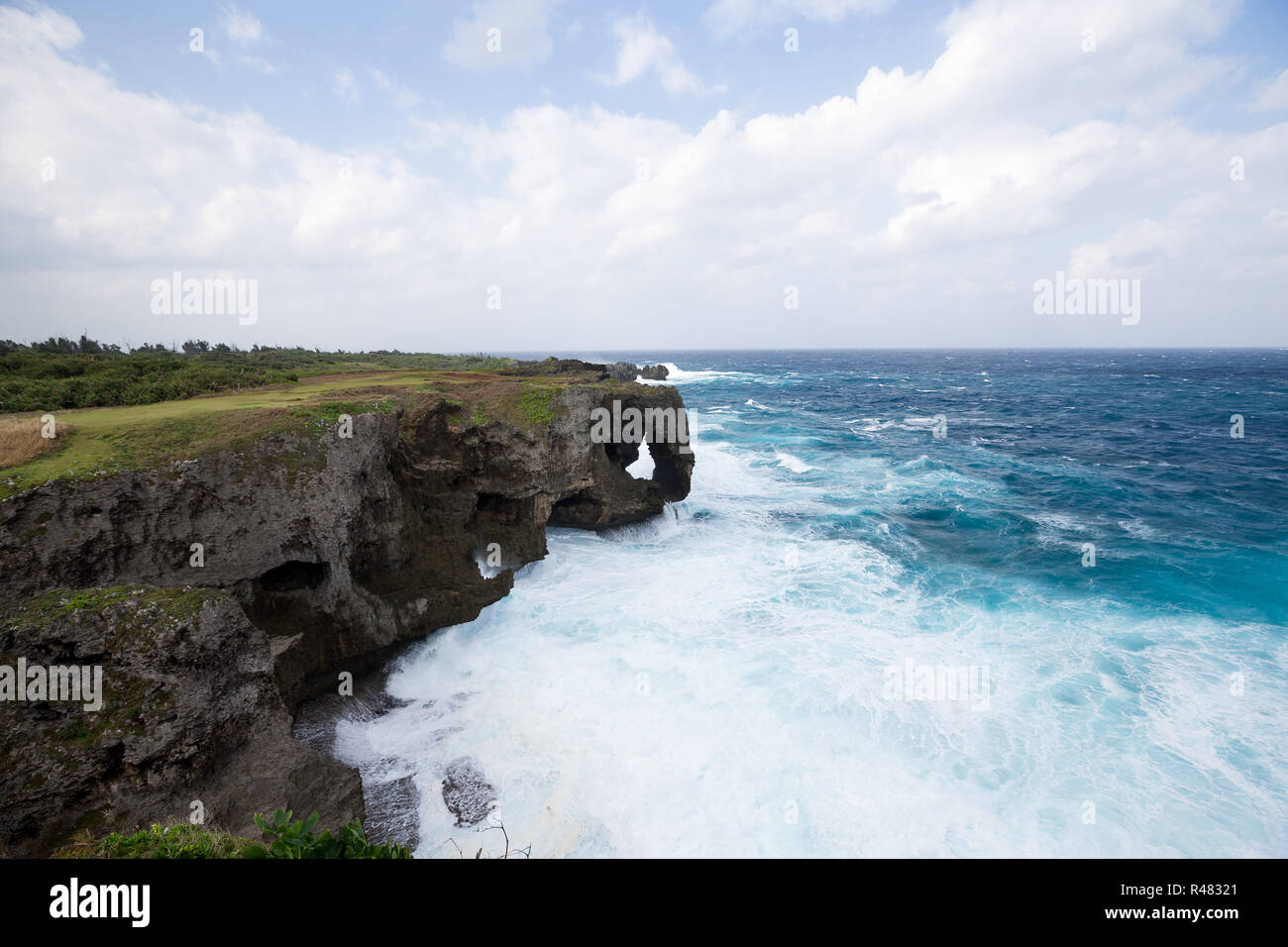 Manza Cape in Okinawa Stock Photo - Alamy
