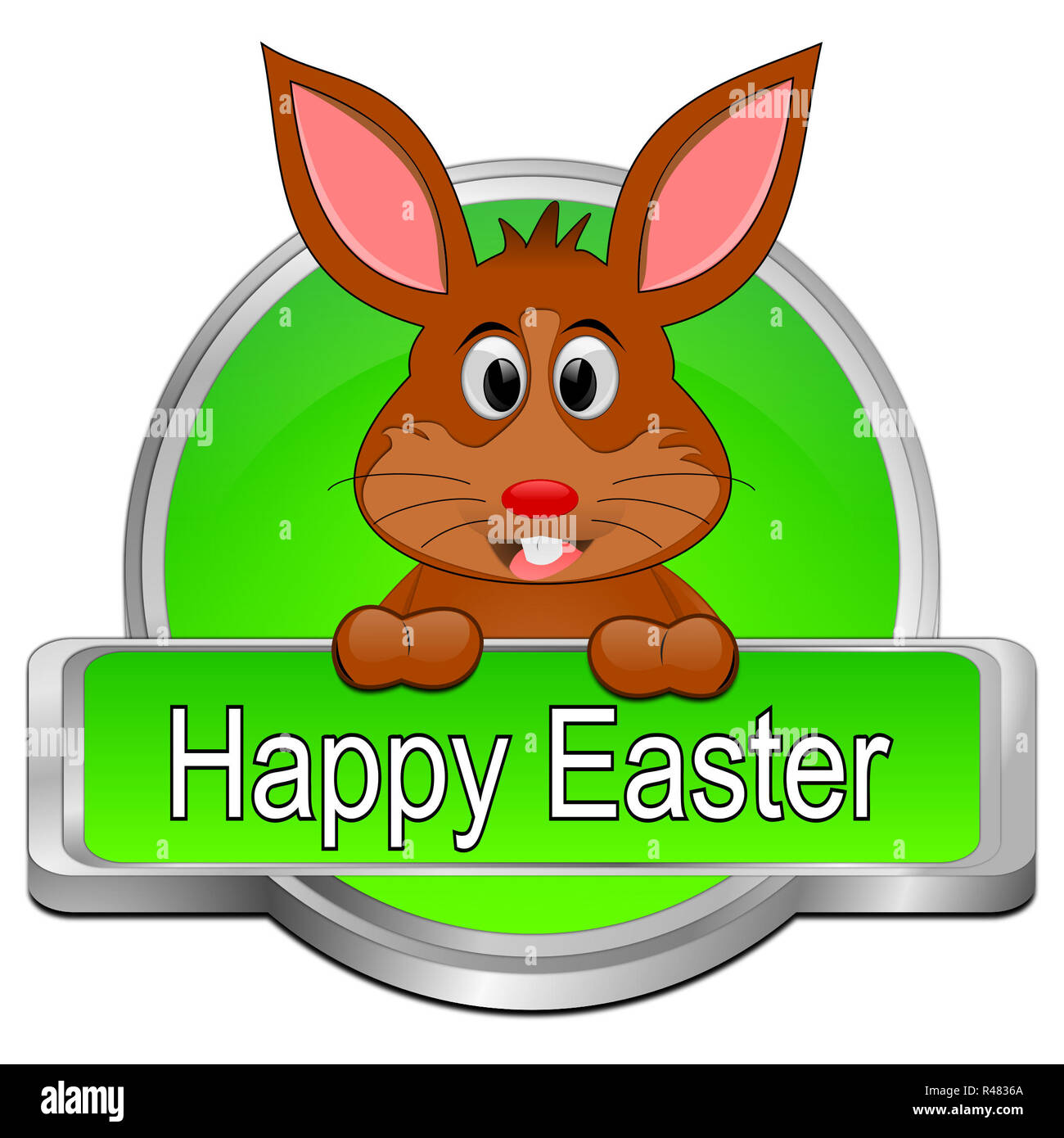 Cheerful easter bunny jumping cartoon hi-res stock photography and images - Alamy