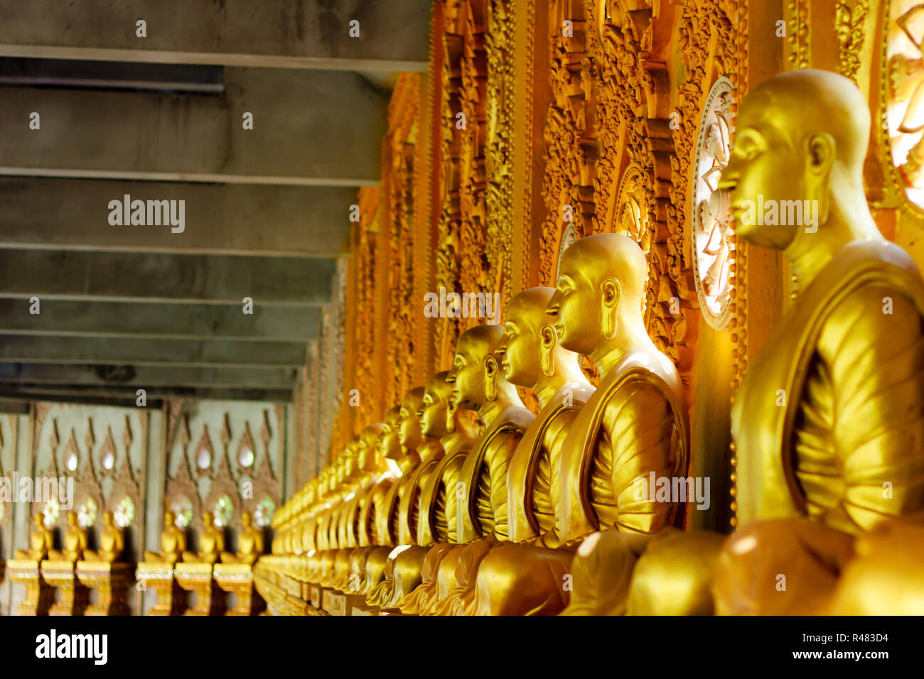 Roll of Buddha statue Stock Photo - Alamy