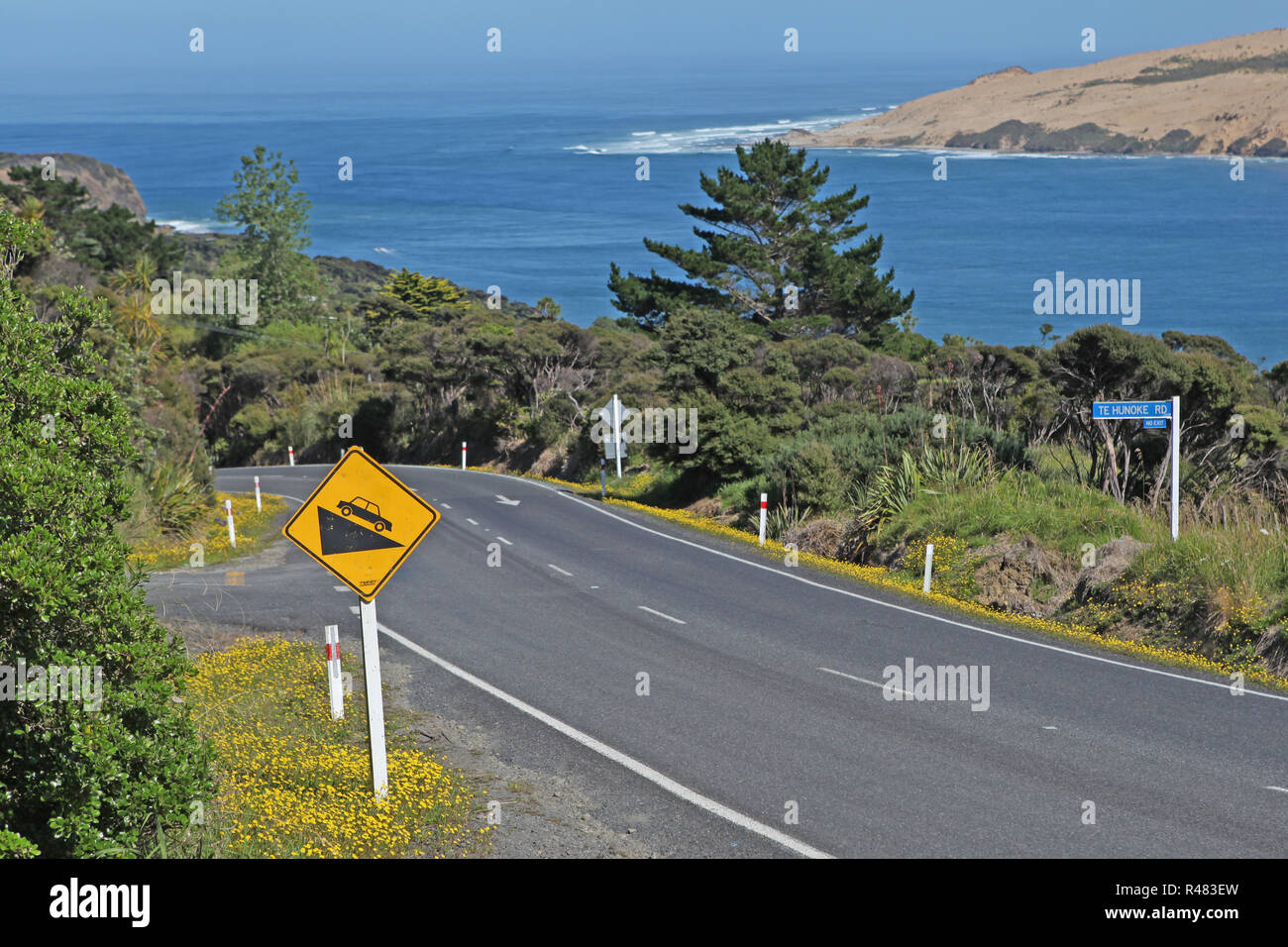 warning sign - gradient Stock Photo - Alamy