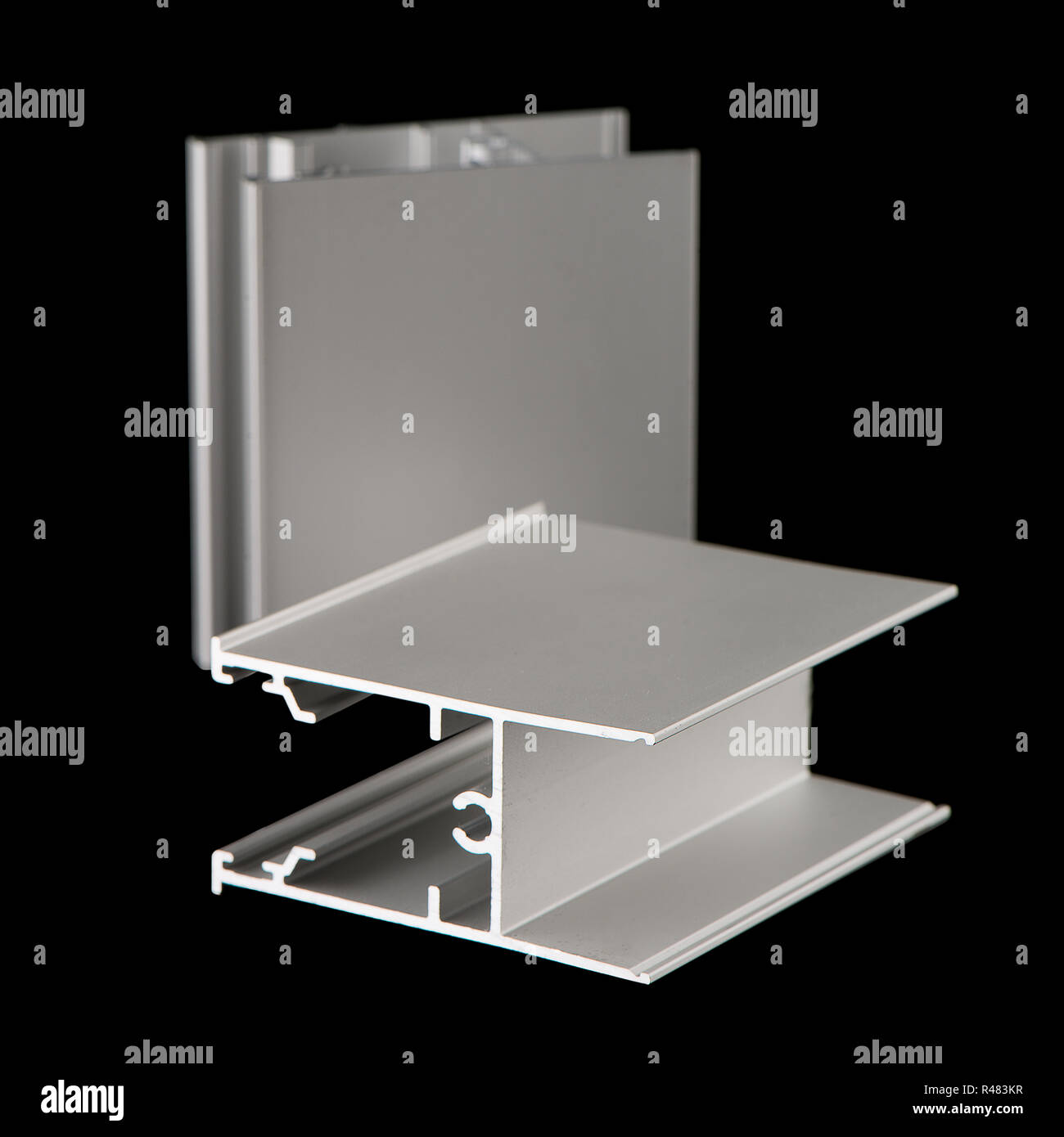 Aluminium profile sample Stock Photo - Alamy