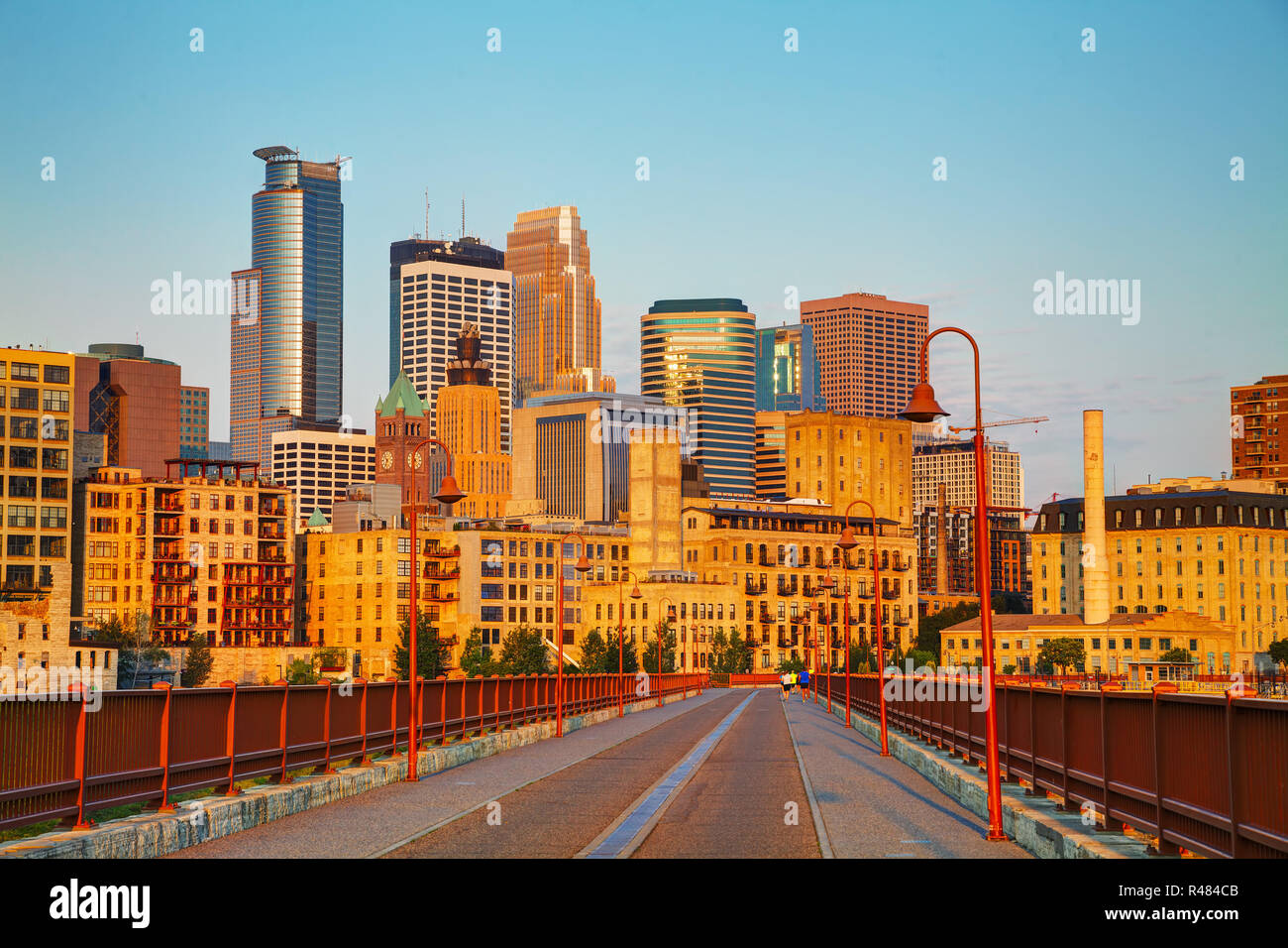 Downtown Minneapolis, Minnesota in the morning Stock Photo - Alamy