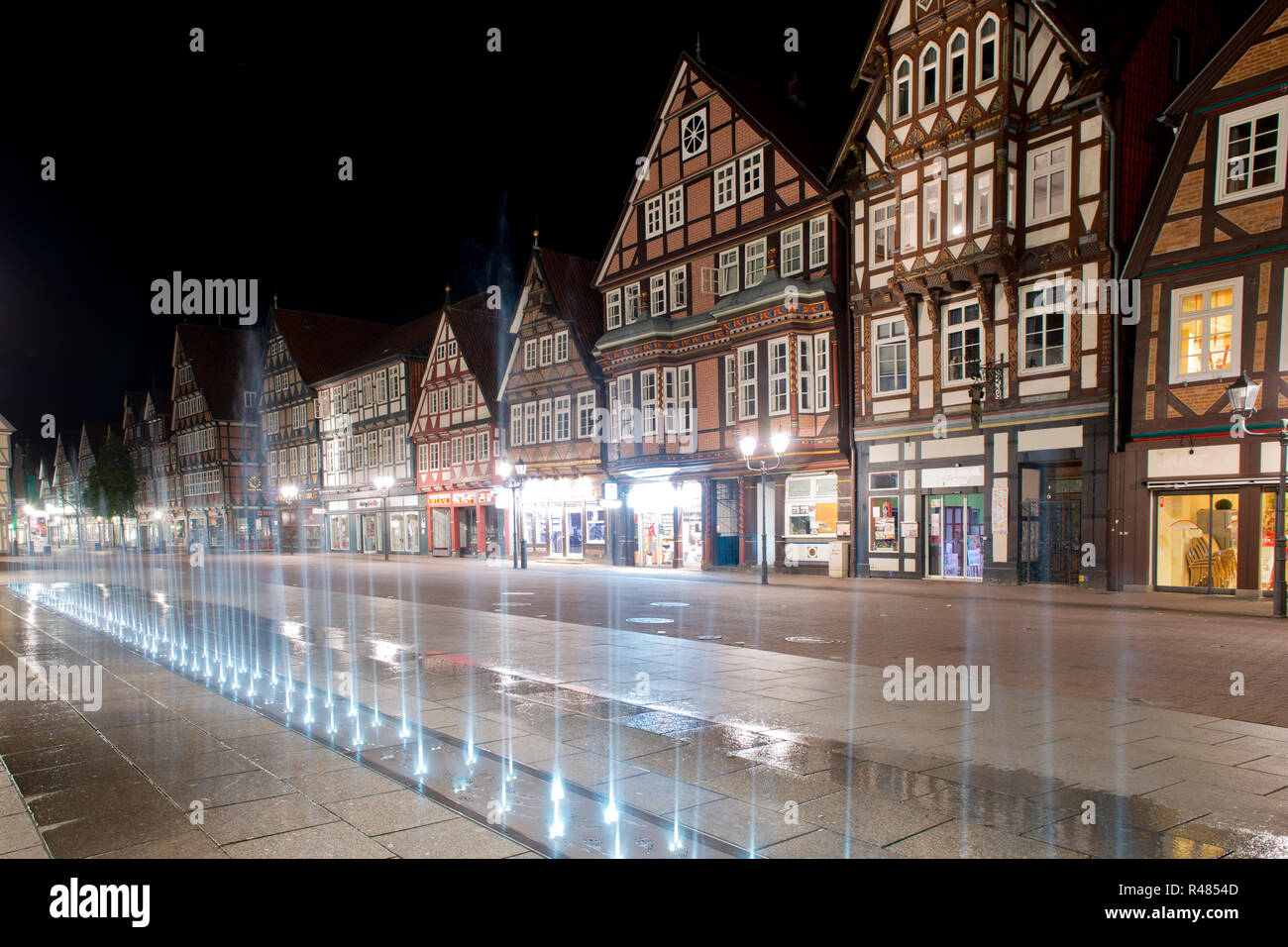 Celle night city hi-res stock photography and images - Alamy