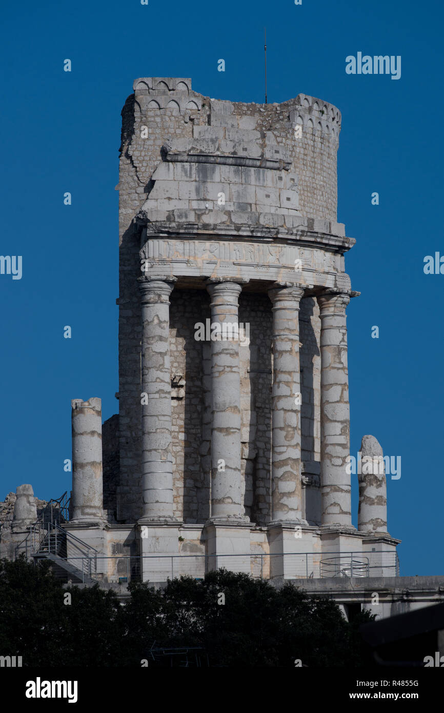 Throph?e des Alpes Stock Photo - Alamy