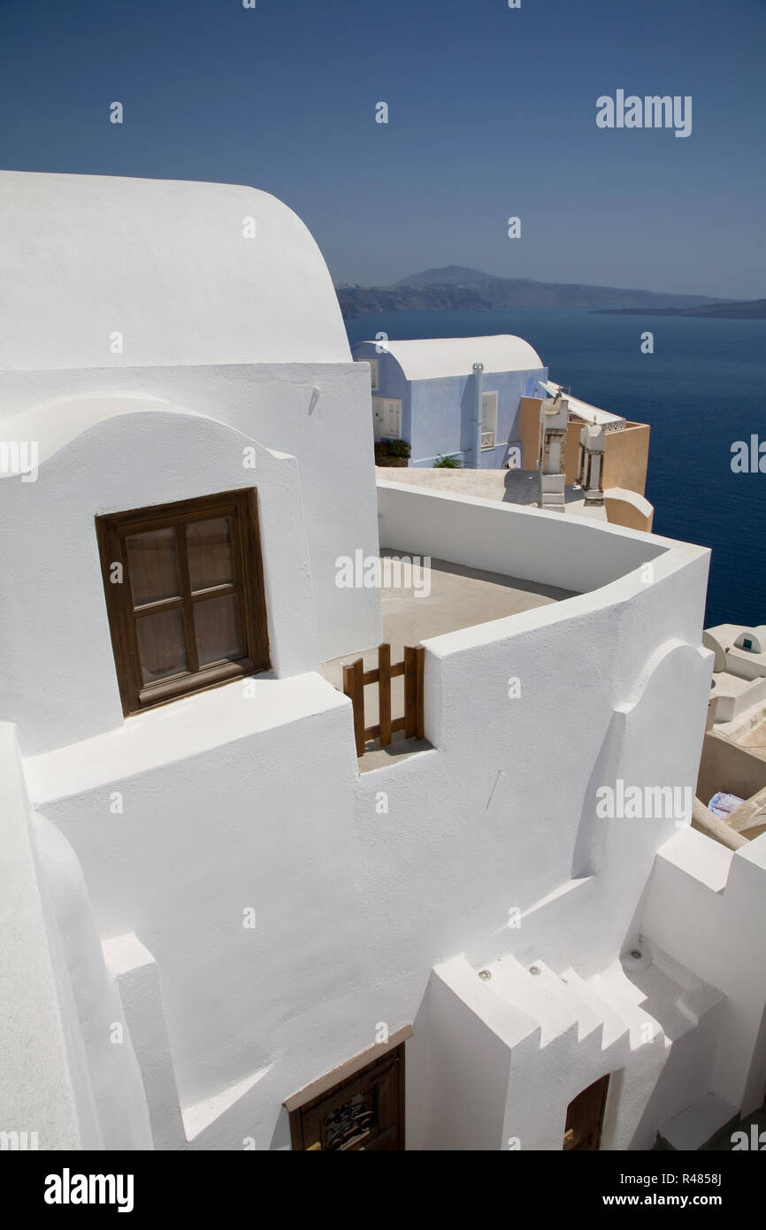 Beautiful greek house detail hi-res stock photography and images - Alamy