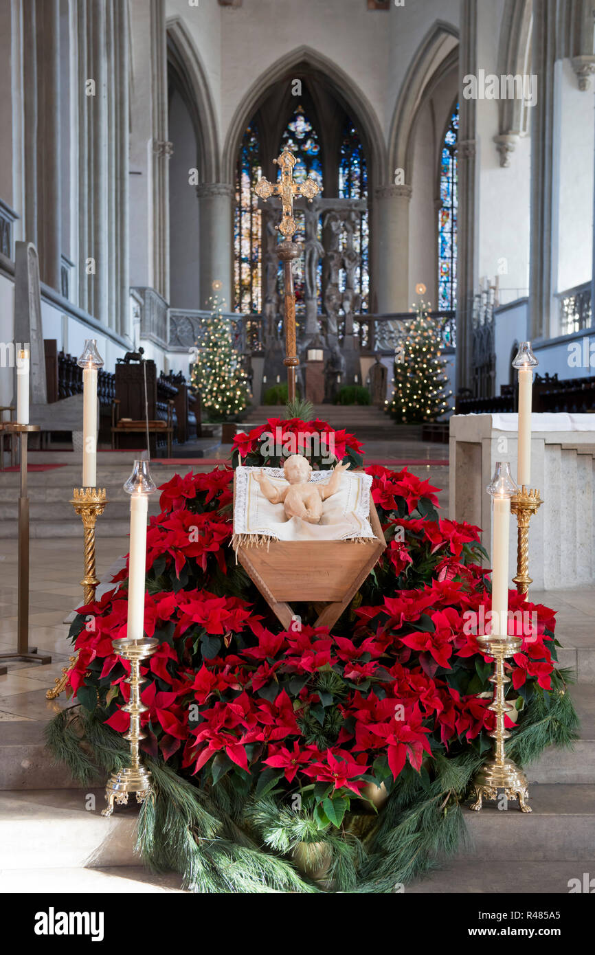Infant Jesus on a Cradle Stock Photo - Alamy