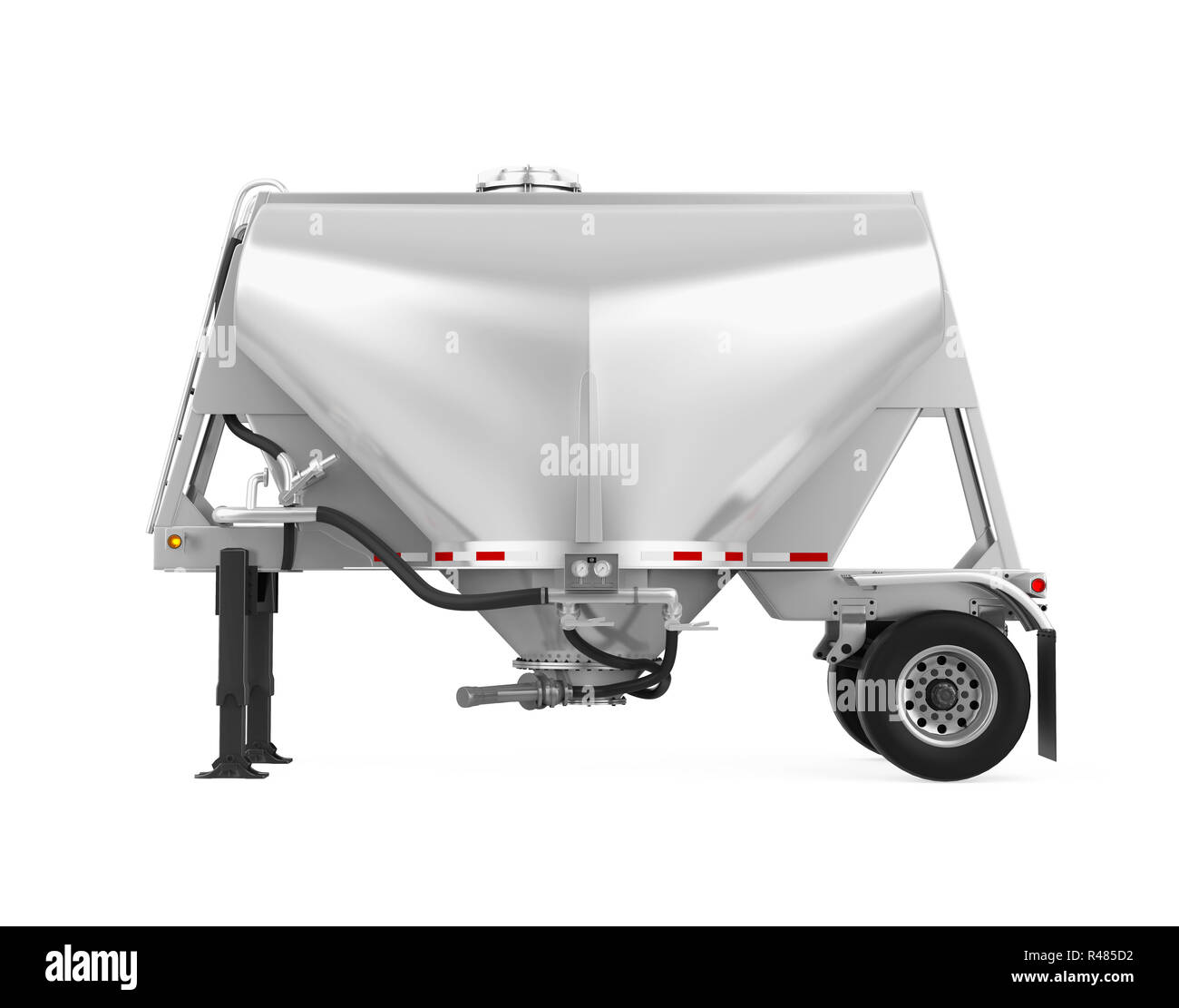 Dry Bulk Trailers Isolated Stock Photo - Alamy