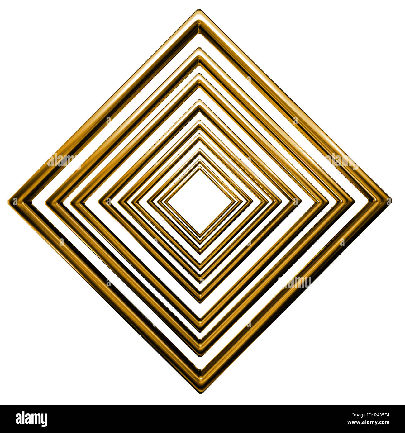 abstract rhombus gold pattern Stock Photo - Alamy