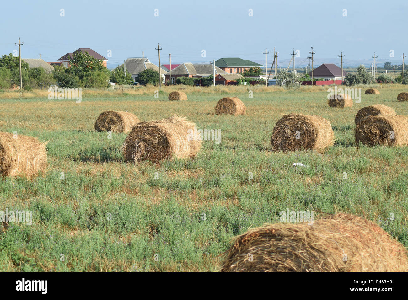 Haystacks with shadow hi-res stock photography and images - Alamy