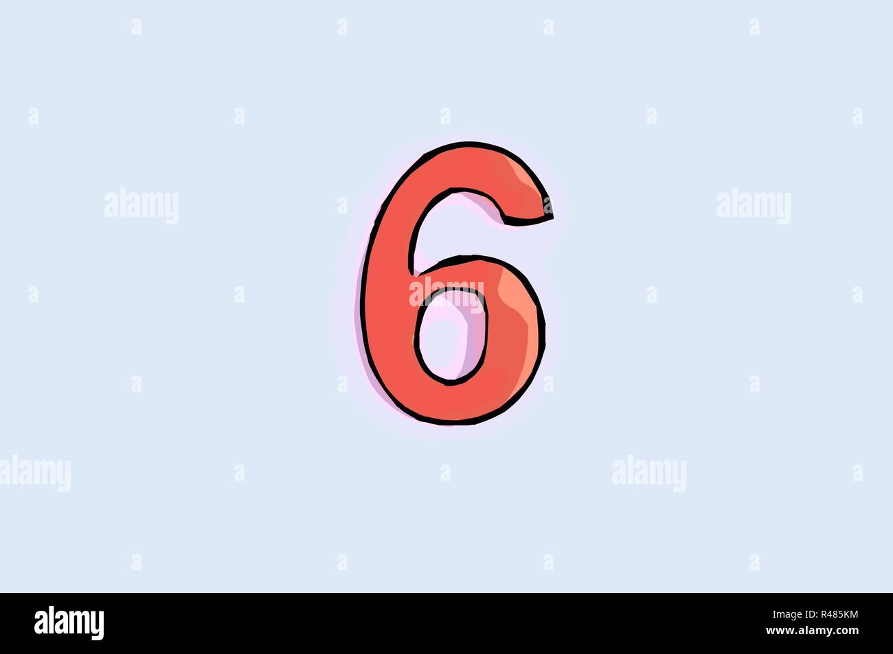 6 vector hi-res stock photography and images - Alamy