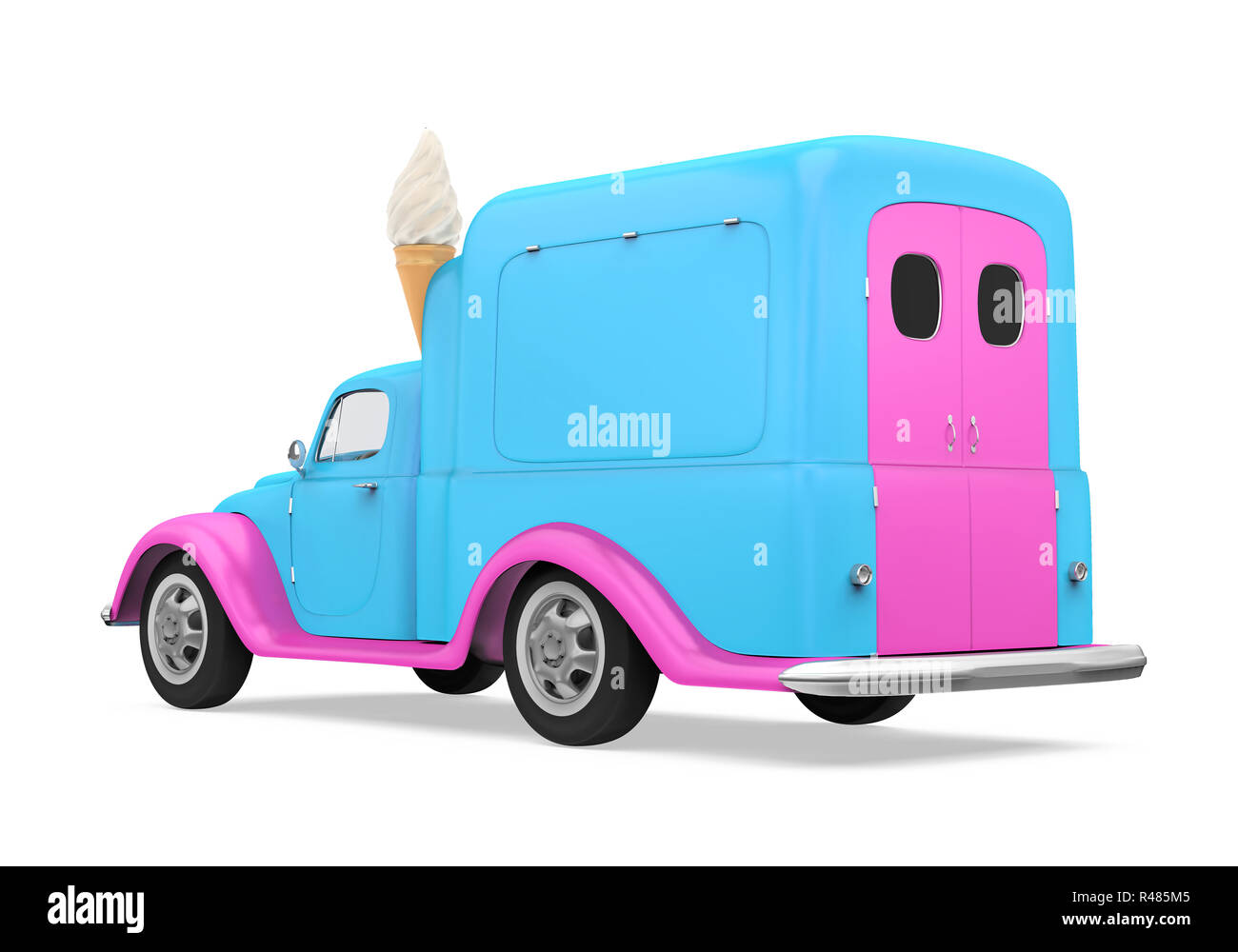 Street ice cream van Cut Out Stock Images & Pictures - Alamy